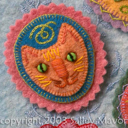 Felt Cat Pin tutorial | SALLEY MAVOR